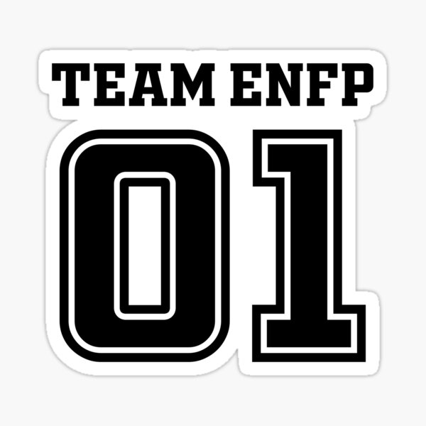 "Team ENFP - Myers Briggs - 16 Personality Types" Sticker for Sale by ...