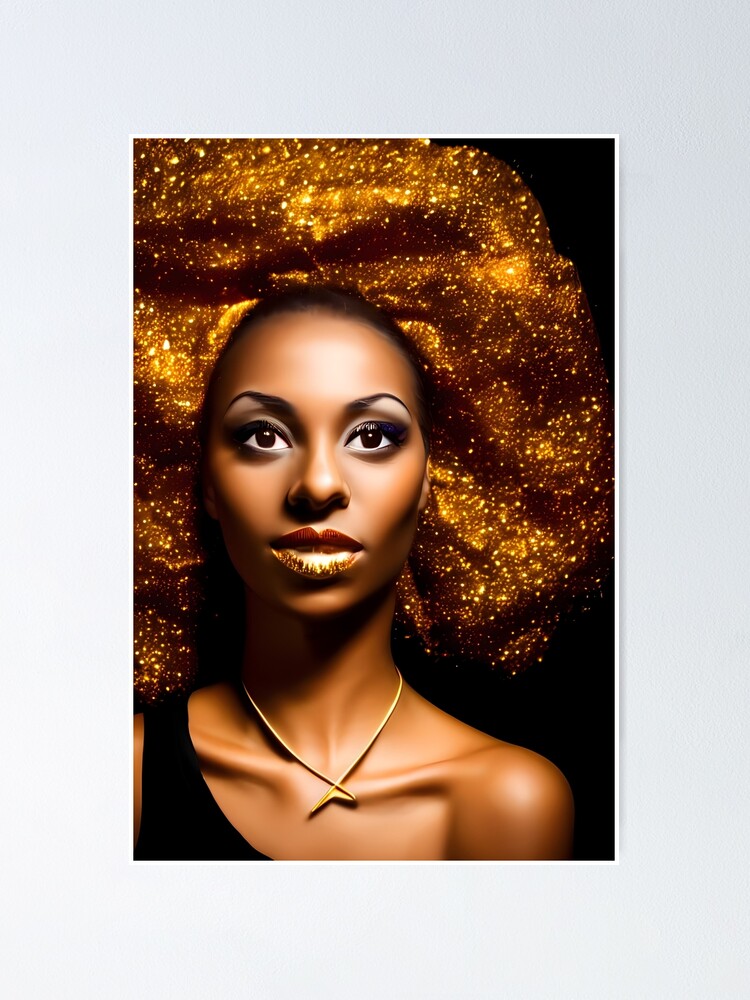 "African beauty queen" Poster for Sale by TPN-Designs | Redbubble