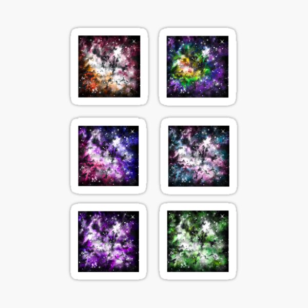 "Lgbtqa space sticker pack" Sticker for Sale by lightsfromspace | Redbubble