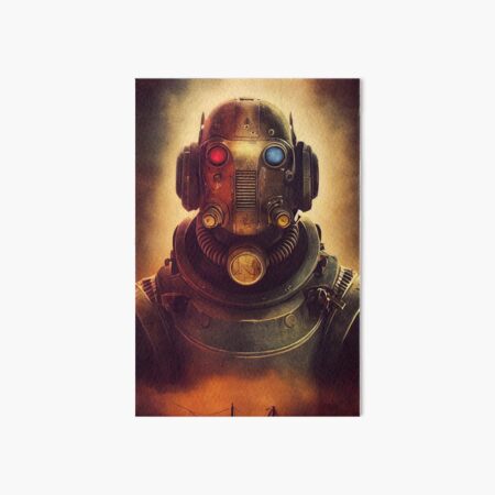 "fallout dog power armor warrior " Art Board Print for Sale by ...