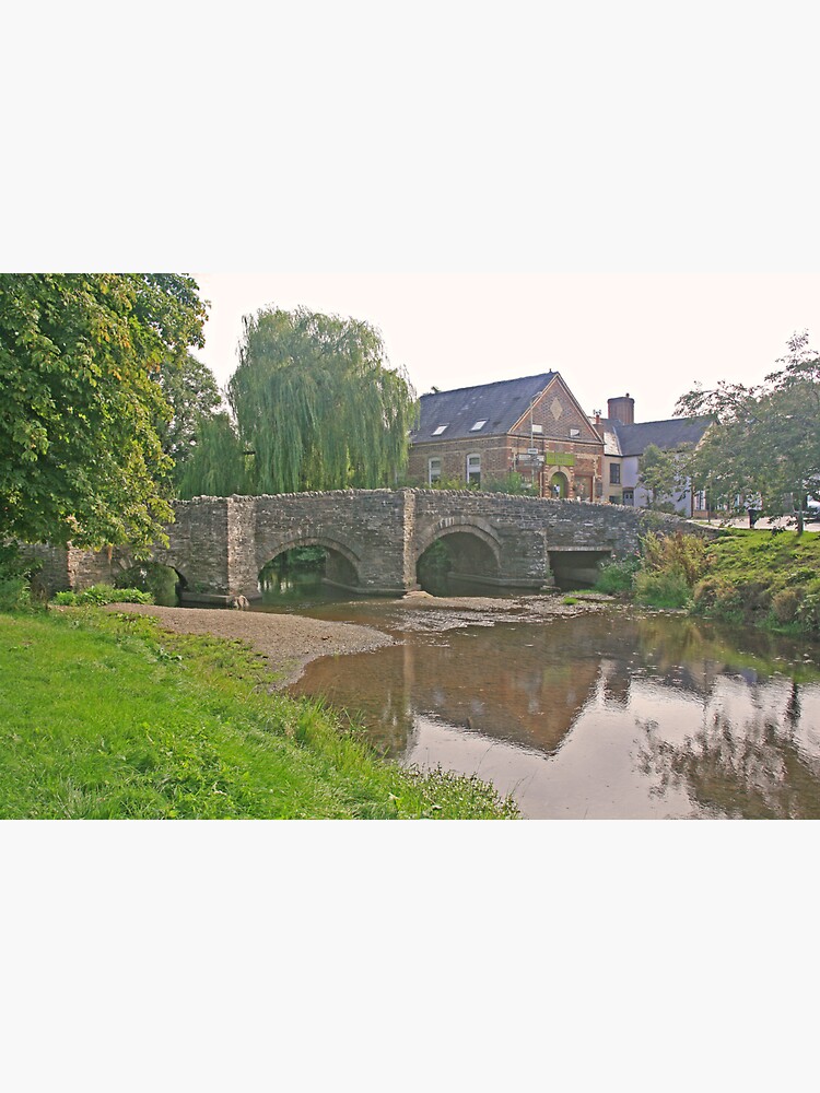 "Clun Bridge, September 2022" Sticker for Sale by RedHillDigital ...
