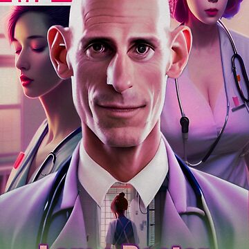 "Johnny Sins Caricature (Doctor)" Sticker for Sale by IcalsaidArt ...