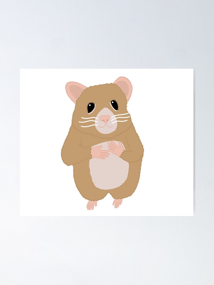 "Henry The Hamster" Poster for Sale by Haloproductions | Redbubble