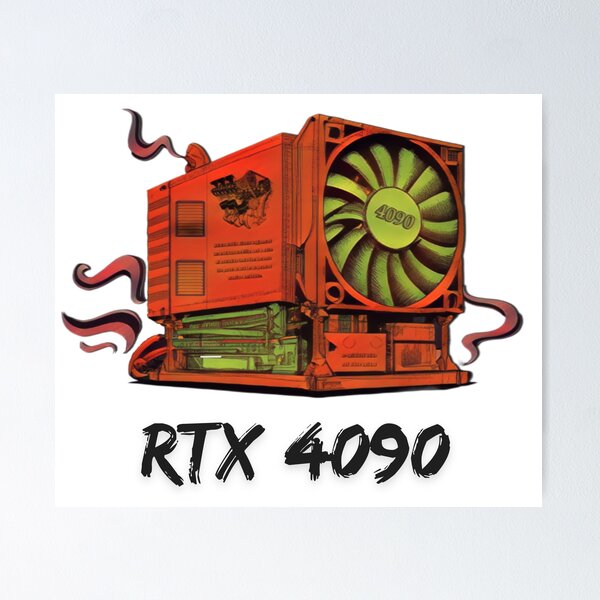 "RTX 4090 Super Nuclear Power GPU 2022 " Poster for Sale by DoneThat ⭐ ...