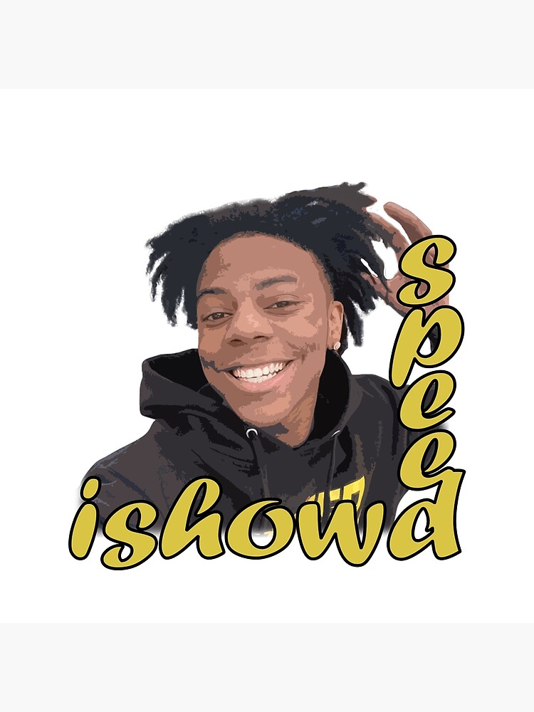 "ishowspeed" Poster for Sale by thepetkovic | Redbubble