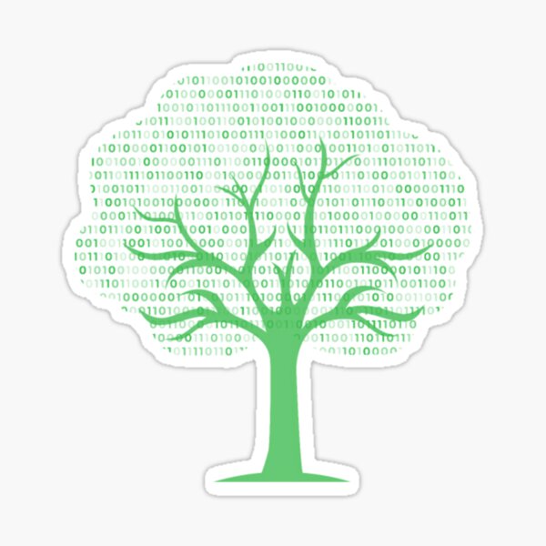 Binary Tree Programmer And Geek Sticker For Sale By Raftarkiewegt Redbubble