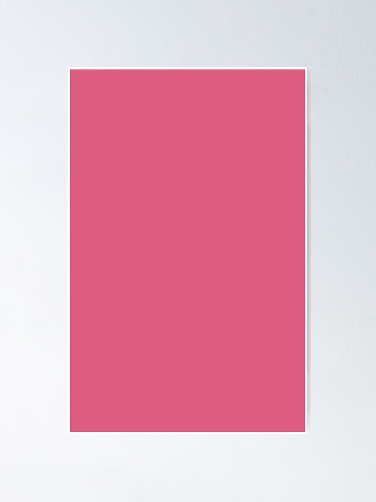 "Pantone 2018 Spring Colours | Rapture Rose |London FW" Poster for Sale ...