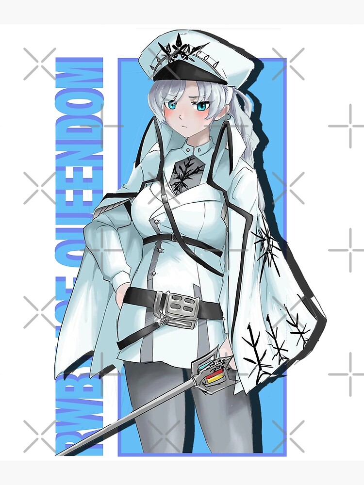 "WEISS SCHNEE RWBY ICE QUEENDOM" Poster for Sale by artyyyyy | Redbubble