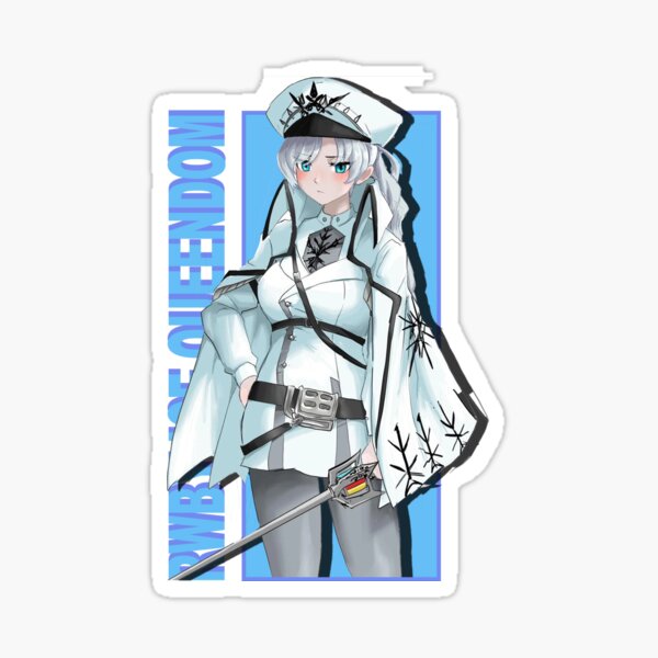 "WEISS SCHNEE RWBY ICE QUEENDOM" Sticker for Sale by artyyyyy | Redbubble