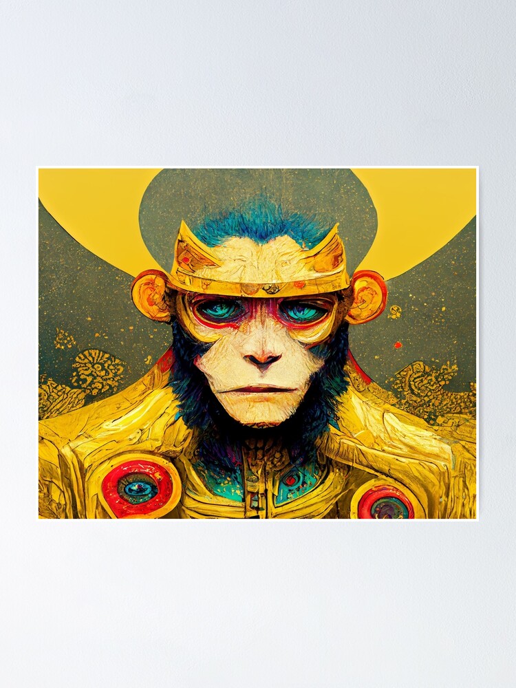 "Monkey God" Poster for Sale by ElMafioso1000 | Redbubble