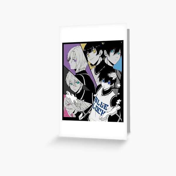 "Bluelock blue lock" Greeting Card for Sale by ZORO-DESIGN | Redbubble