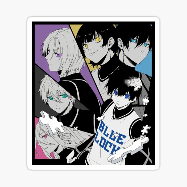 "Bluelock blue lock" Sticker for Sale by ZORO-DESIGN | Redbubble