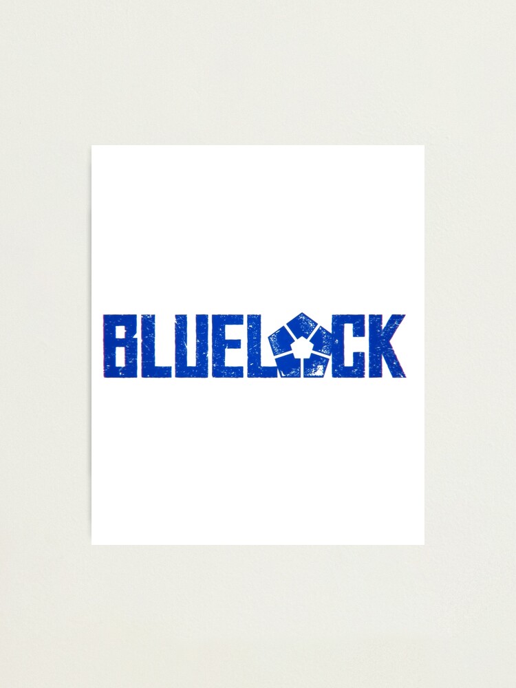 "Blue Lock Logo" Photographic Print for Sale by LiveYourStyle | Redbubble