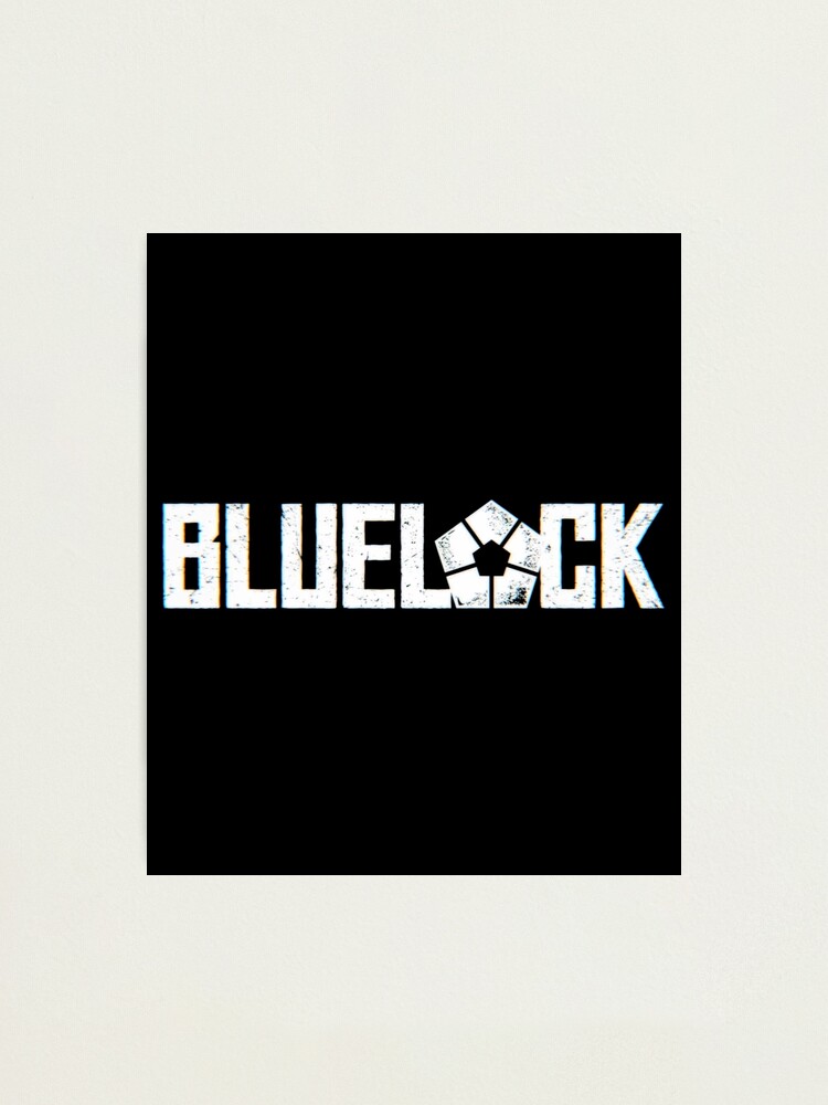 "Blue Lock Logo" Photographic Print for Sale by LiveYourStyle | Redbubble