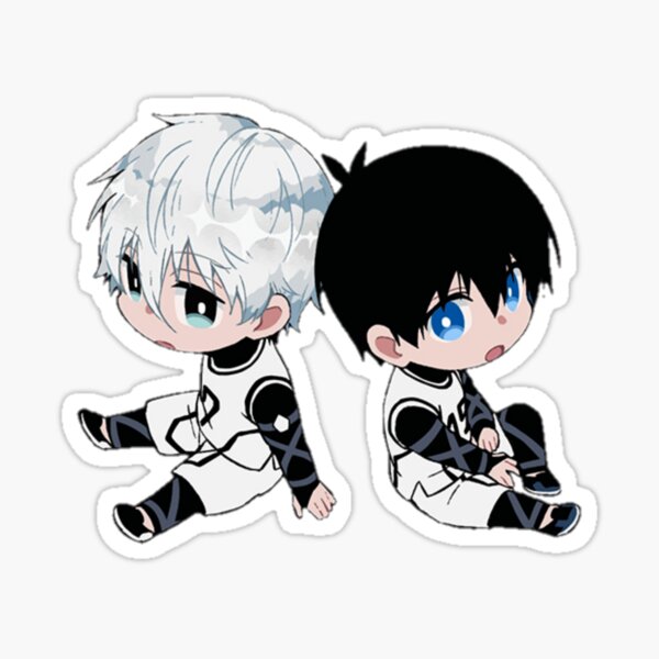 "Chibi isagi and nagi" Sticker for Sale by ZORO-DESIGN | Redbubble