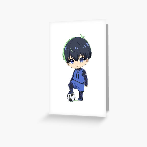 "Chibi isagi" Greeting Card for Sale by ZORO-DESIGN | Redbubble