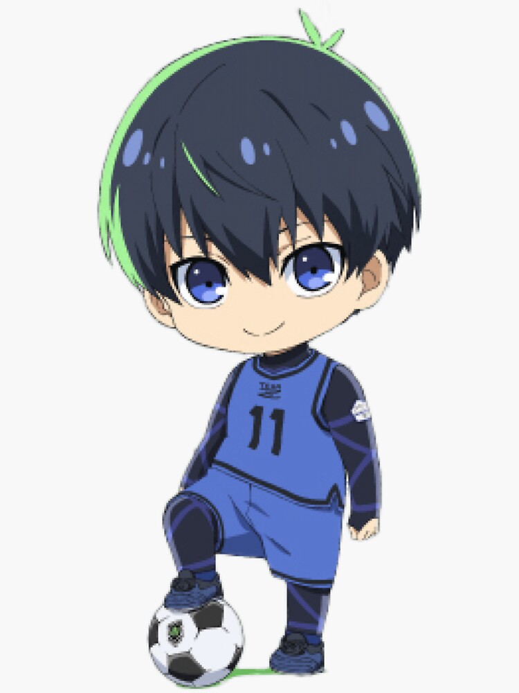 "Chibi isagi" Sticker for Sale by ZORO-DESIGN | Redbubble