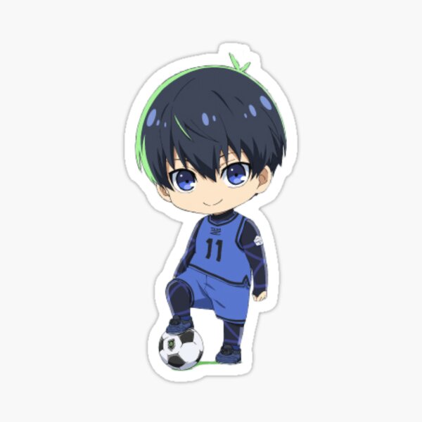 "Chibi isagi" Sticker for Sale by ZORO-DESIGN | Redbubble