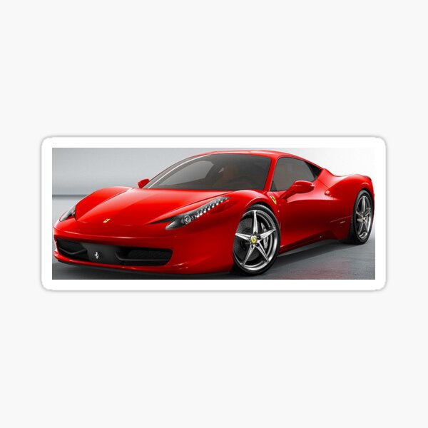 "ferrari italia 458" Sticker for Sale by Sasamali | Redbubble