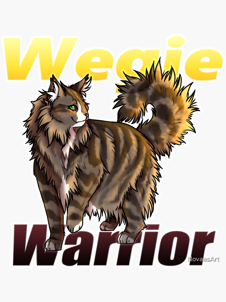 "Wegie Warrior design" Sticker for Sale by NovaesArt | Redbubble