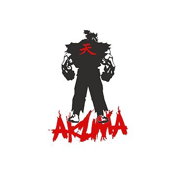 "AKUMA_DEMON" Sticker by Playketax | Redbubble
