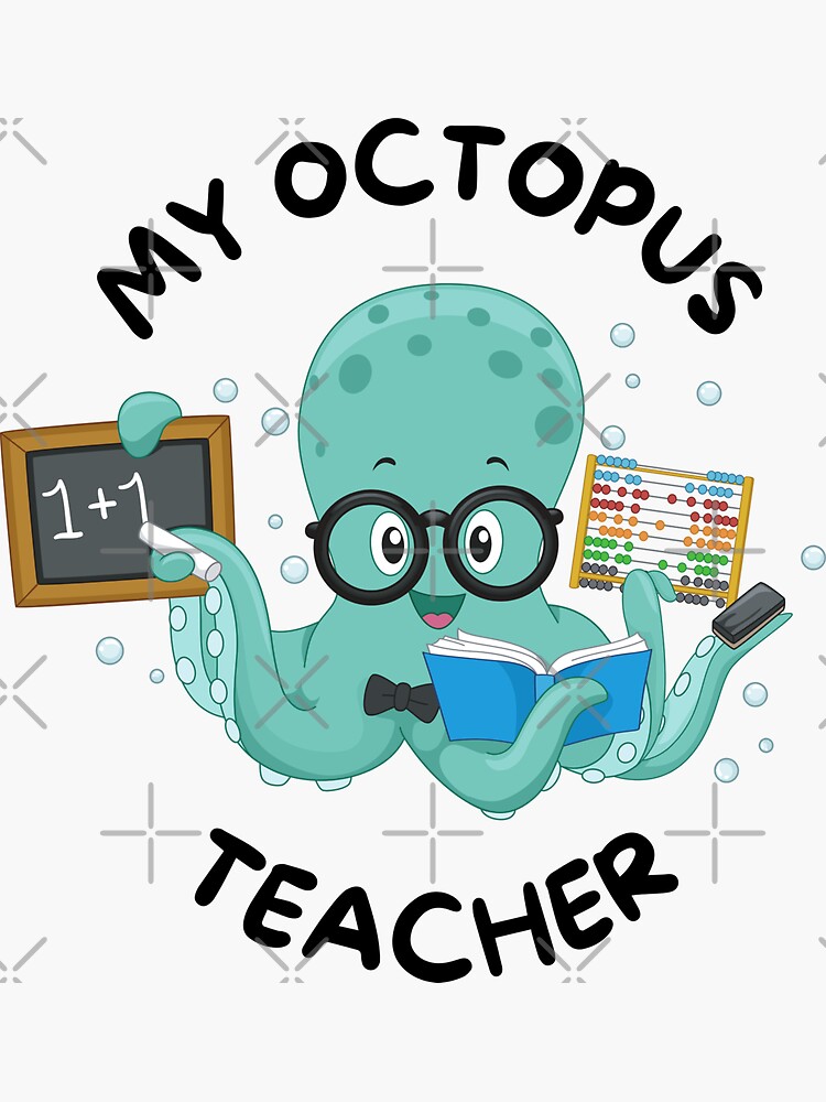 "My octopus teacher" Sticker for Sale by CorneliusDesign | Redbubble