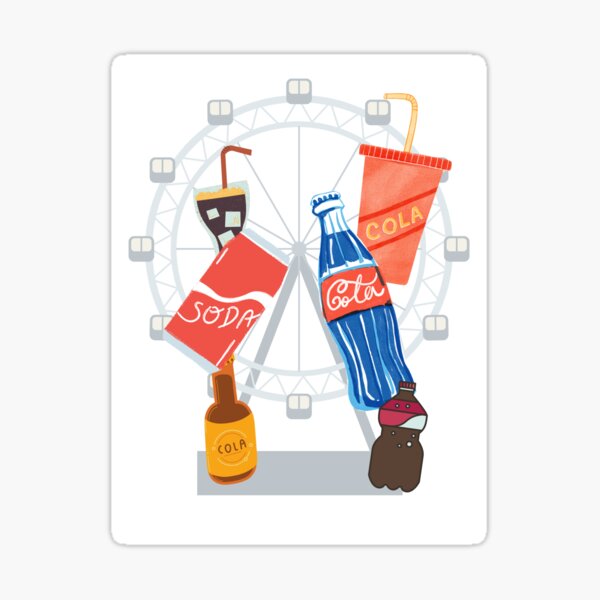 "cola soda" Sticker for Sale by HjjStore | Redbubble