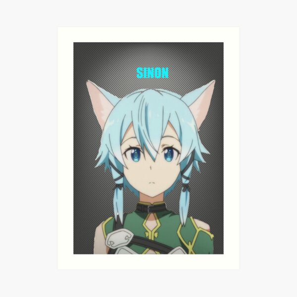 "SWORD ART ONLINE (SAO) SINON" Art Print for Sale by MargothAmz | Redbubble