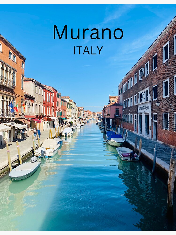 "Murano, Italy" Sticker for Sale by FCapple | Redbubble