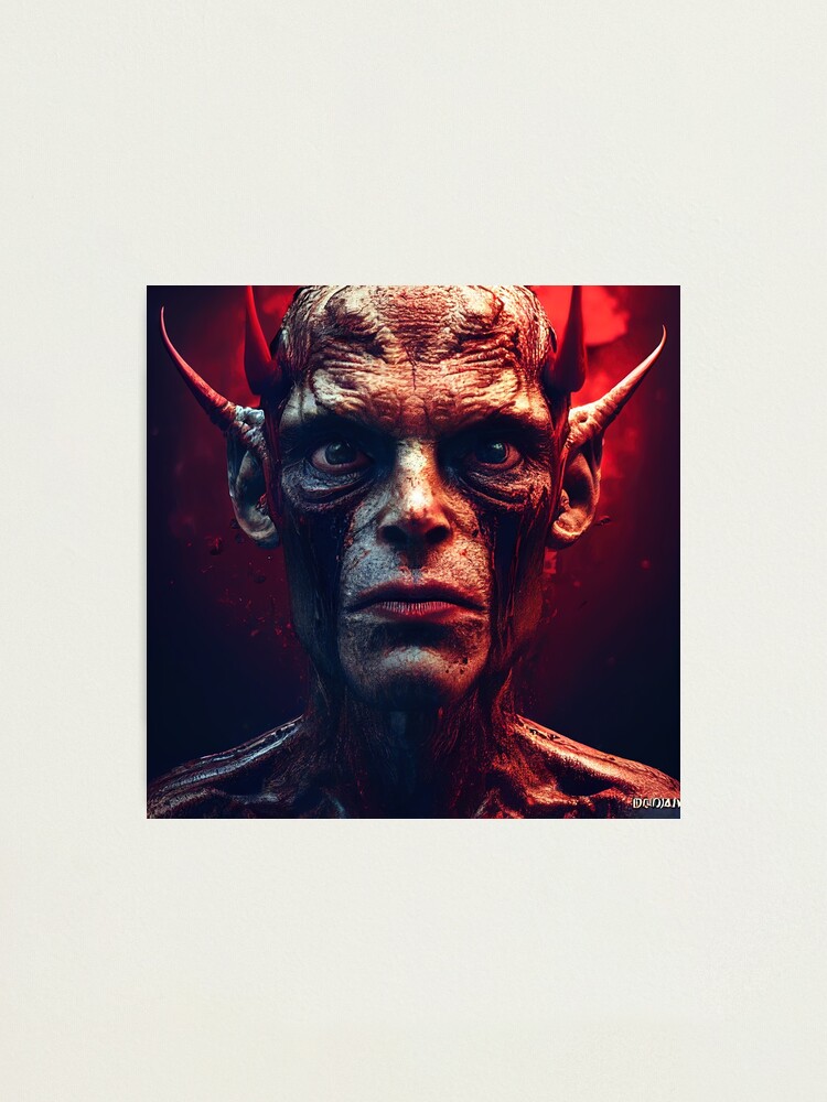 Lámina fotográfica «Terrible Demonio, también conocido como Anticristo ...