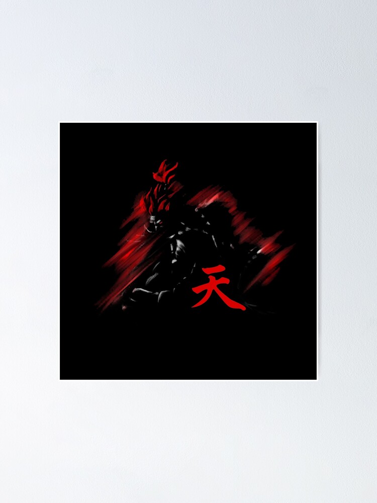 "AKUMA_DEMON" Poster for Sale by Playketax | Redbubble