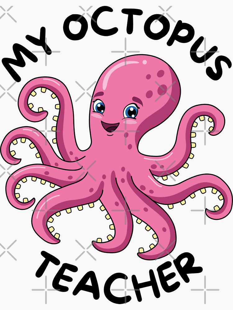 "My octopus teacher" Sticker for Sale by CorneliusDesign | Redbubble