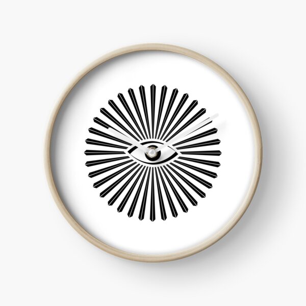 All Seeing Eye Clocks | Redbubble