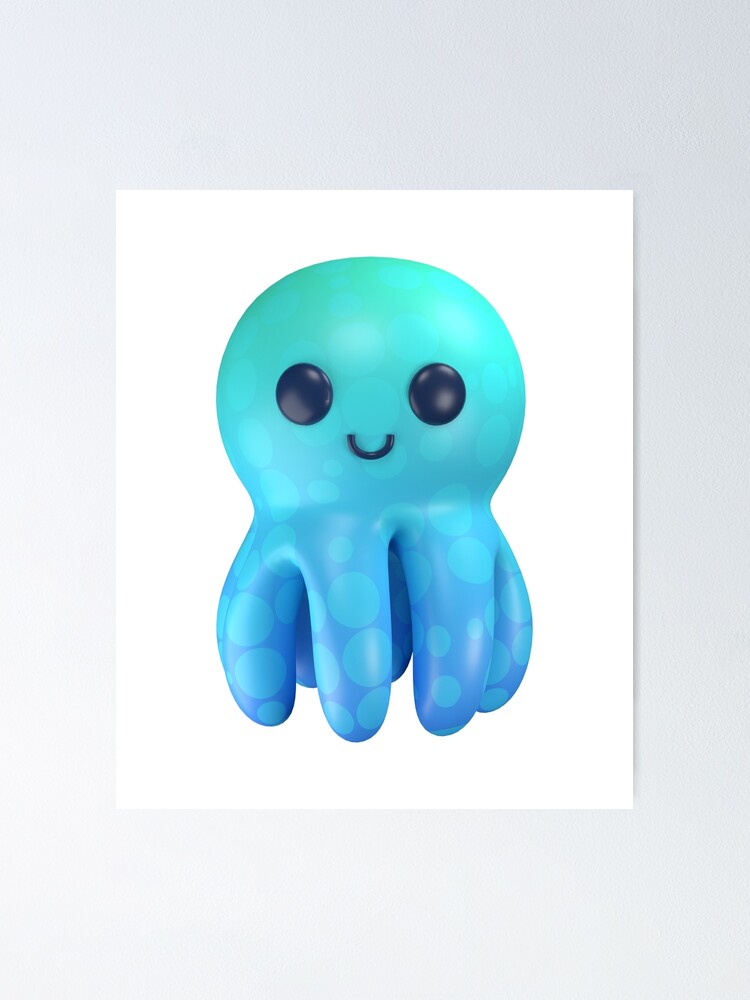 "Cute Dumbo Octopus" Poster for Sale by CorneliusDesign | Redbubble
