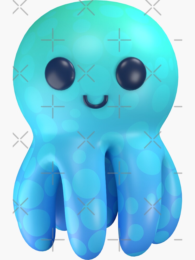 "Cute Dumbo Octopus" Sticker for Sale by CorneliusDesign | Redbubble