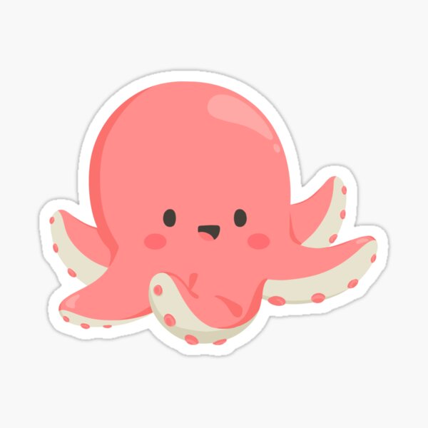 "Cute Dumbo Octopus" Sticker for Sale by CorneliusDesign | Redbubble