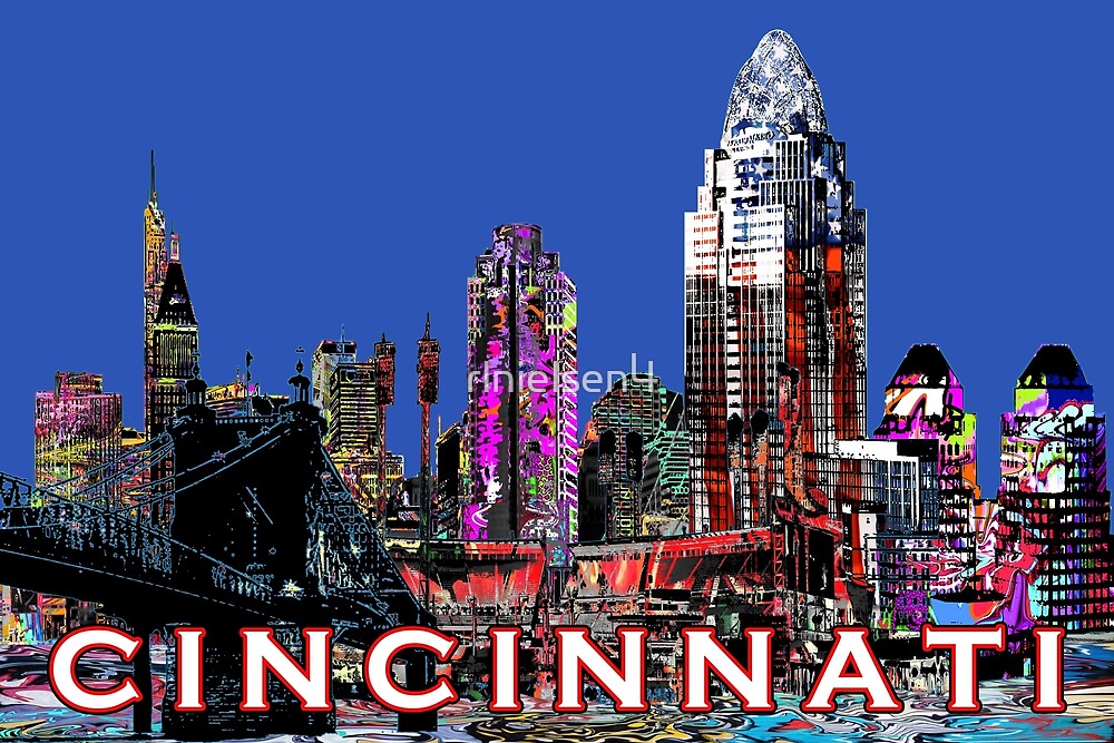 "Cincinnati in graffiti" by rlnielsen4 | Redbubble