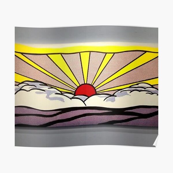"Centre pampidou by roy lichtenstein " Poster for Sale by Golido ...