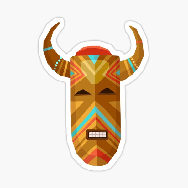 "Best African Tribal Art" Sticker for Sale by lifewithtshirts | Redbubble