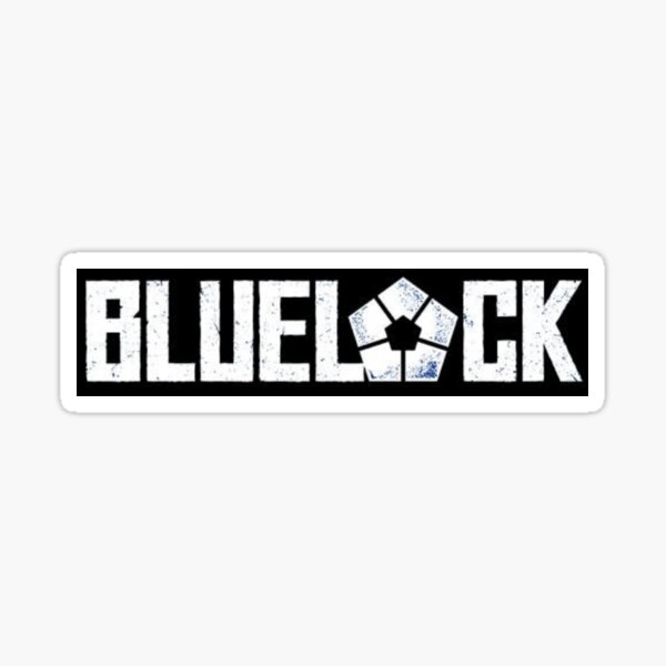 "Blue lock" Sticker for Sale by ZORO-DESIGN | Redbubble