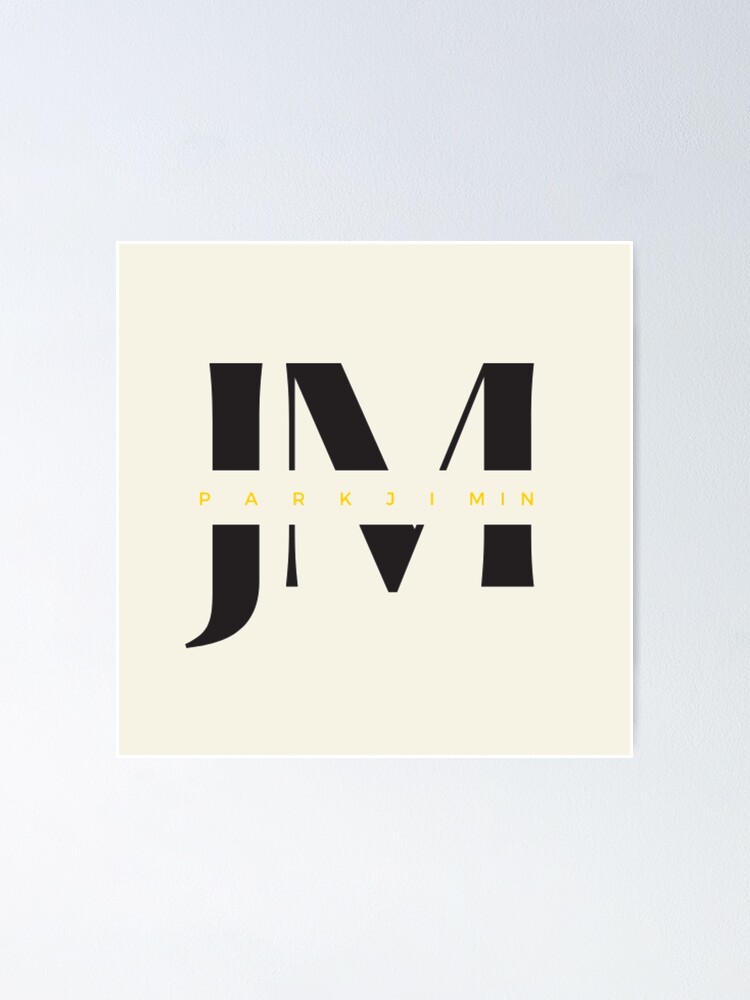 "PARK JIMIN LOGO" Poster for Sale by moonchildartfs | Redbubble