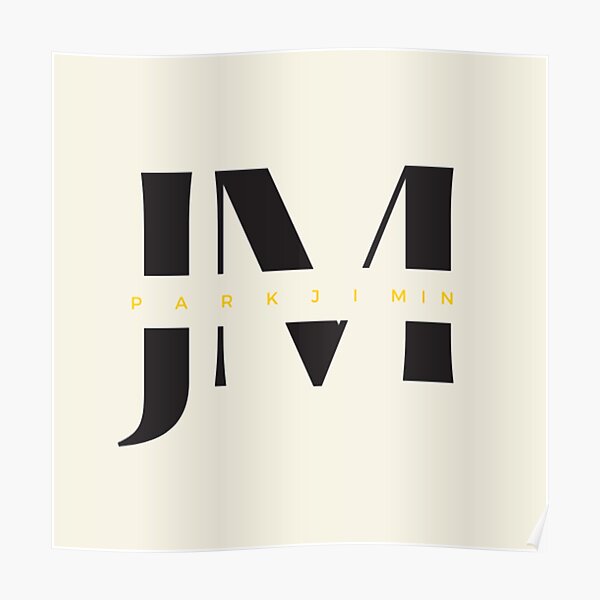 "PARK JIMIN LOGO" Poster for Sale by moonchildartfs | Redbubble