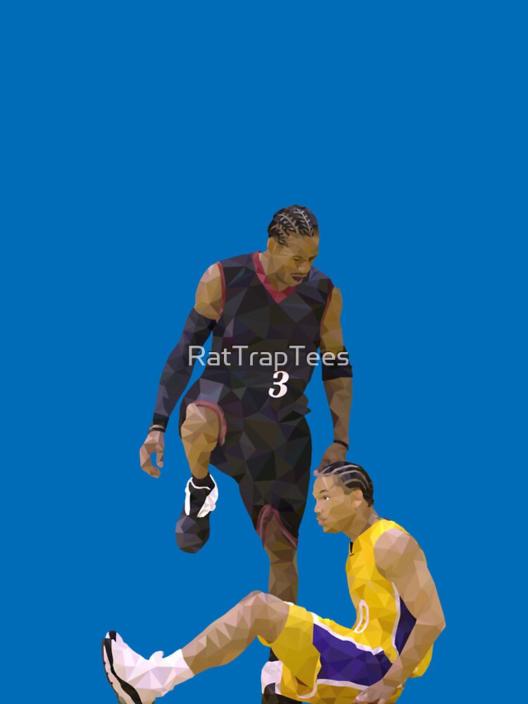 "Allen Iverson Steps Over Tyronn Lue Low Poly" iPhone Case for Sale by ...