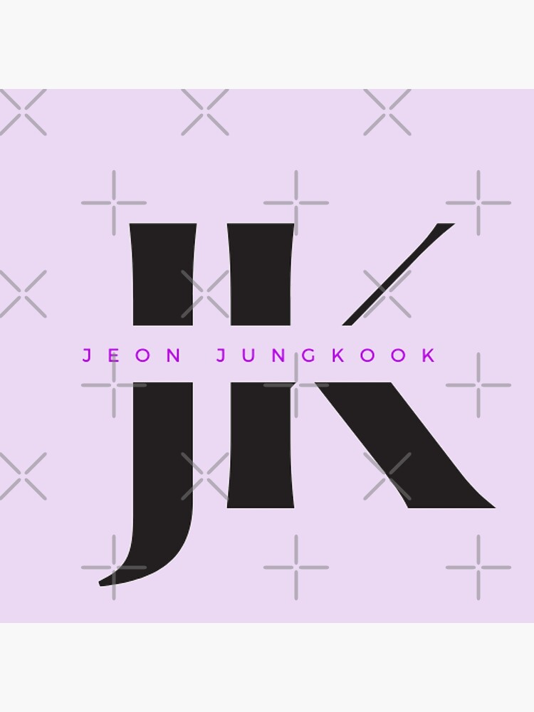 "JEON JUNGKOOK LOGO" Poster for Sale by moonchildartfs | Redbubble
