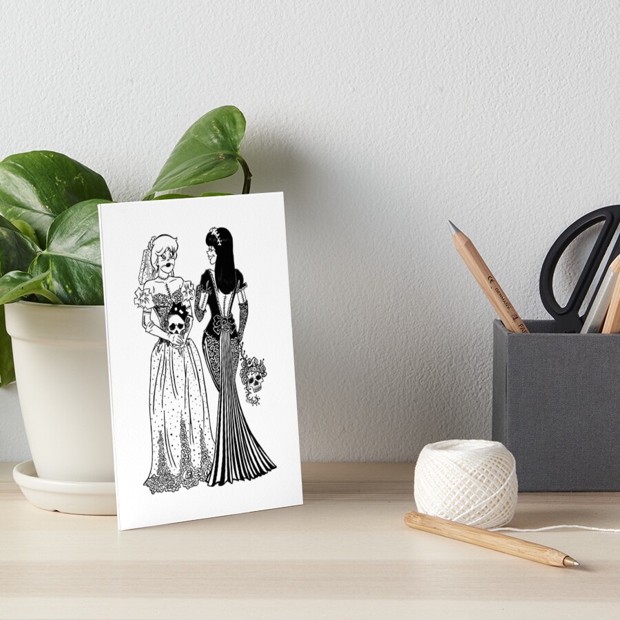 "Horror weddings" Art Board Print for Sale by LysaKarell | Redbubble
