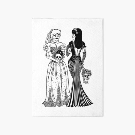 "Horror weddings" Art Board Print for Sale by LysaKarell | Redbubble