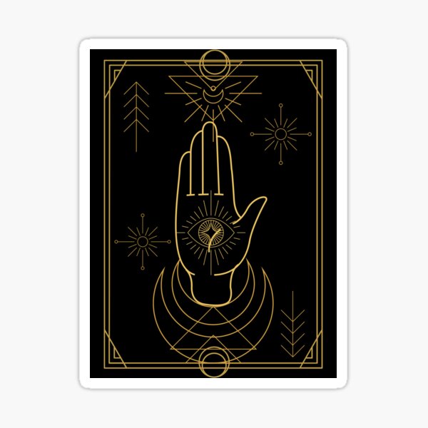 "Watchful Phases" Sticker for Sale by ShrikeDesigns- | Redbubble