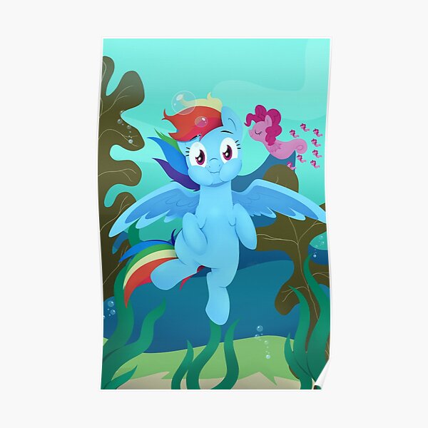 "MLP - Underwater" Poster for Sale by Noly | Redbubble