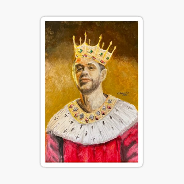 "King Pete" Sticker for Sale by KB-BK | Redbubble