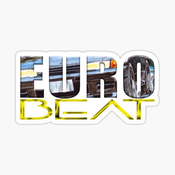 "GTR-R32 EUROBEAT" Sticker for Sale by dsgcreations | Redbubble